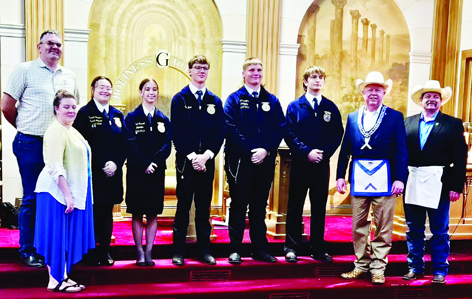 Moran FFA visits Masons | Albany News